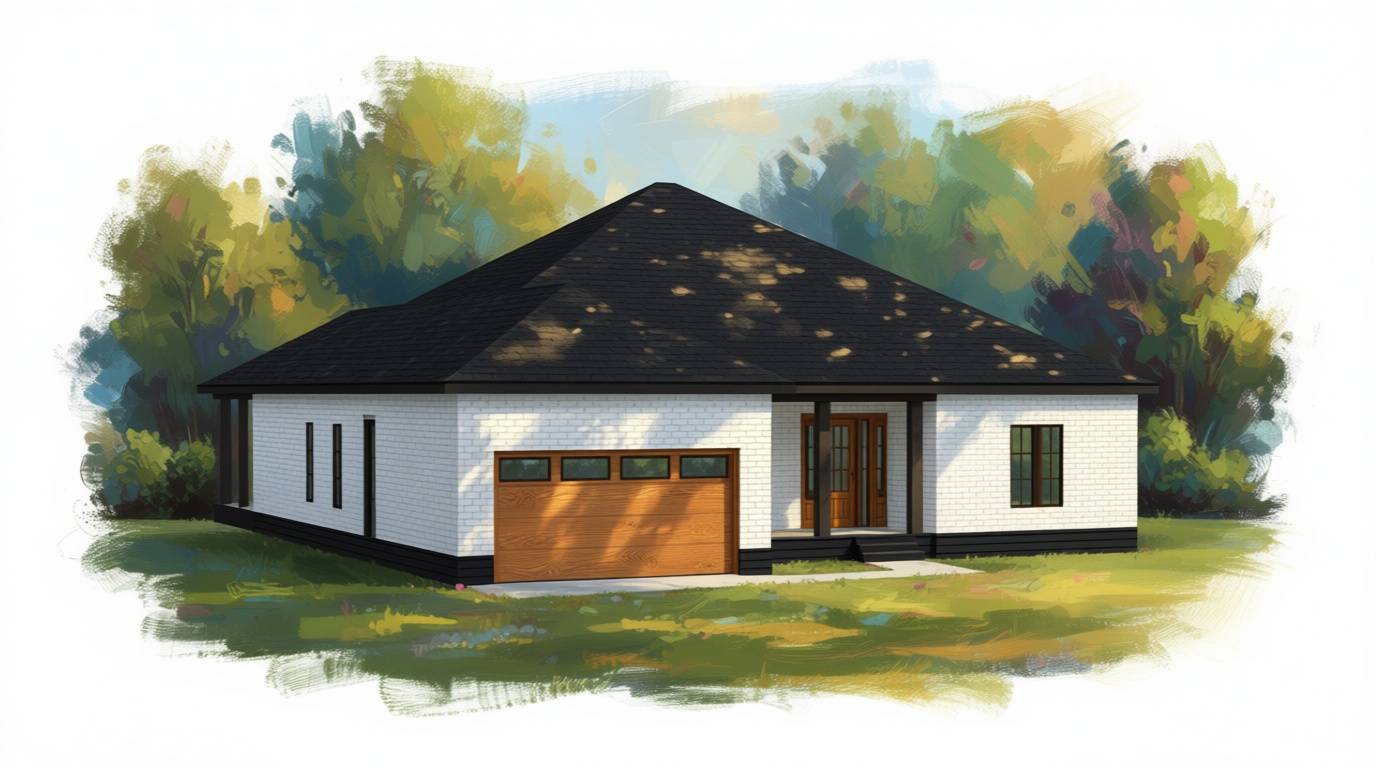 Free 3BR 2BA Bright House Plan | Drafted