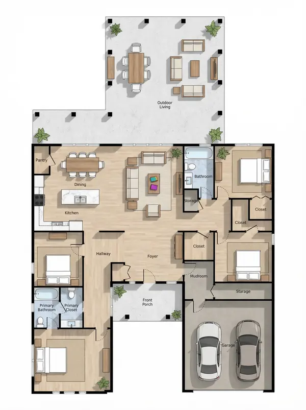 Free 3 Bedroom House Plans | Drafted